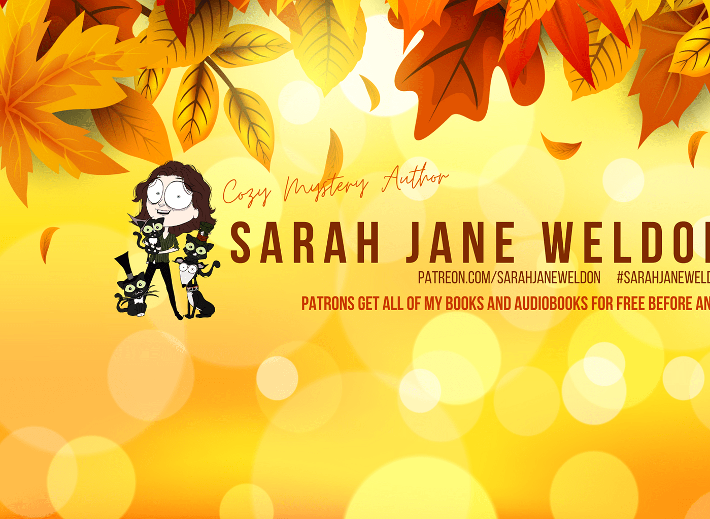 Sarah Jane Weldon Cozy Mystery Author at Patron Hunt — Find Your Next ...